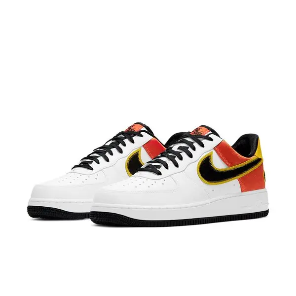 Nike Force 1 Low "roswell Raygun" Sneakers - White/black/orange Flash