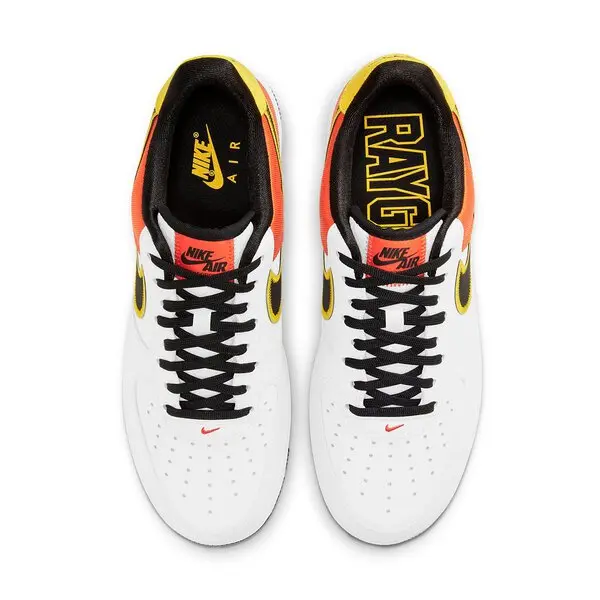 Nike Force 1 Low "roswell Raygun" Sneakers - White/black/orange Flash