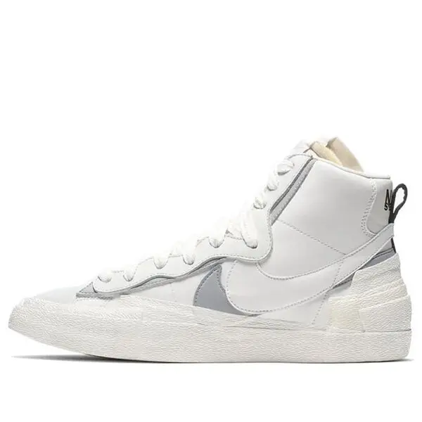 Nike X Sacai Blazer Mid 'white Grey - Gray/white
