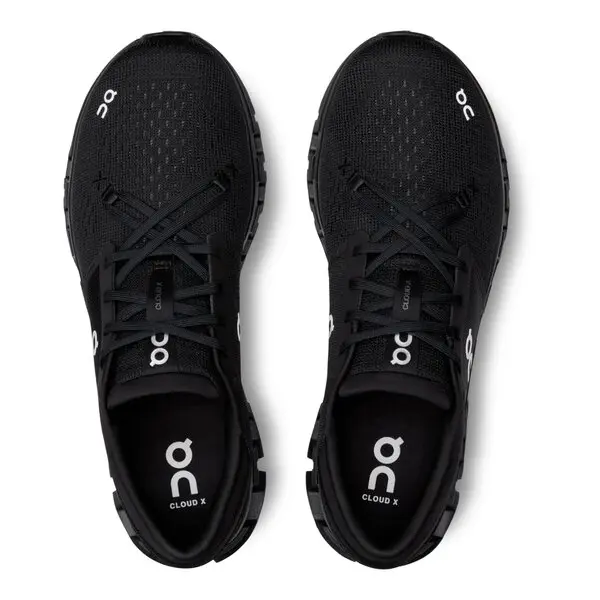 On Cloud X 4 Athletic Sneakers - Black/eclipse