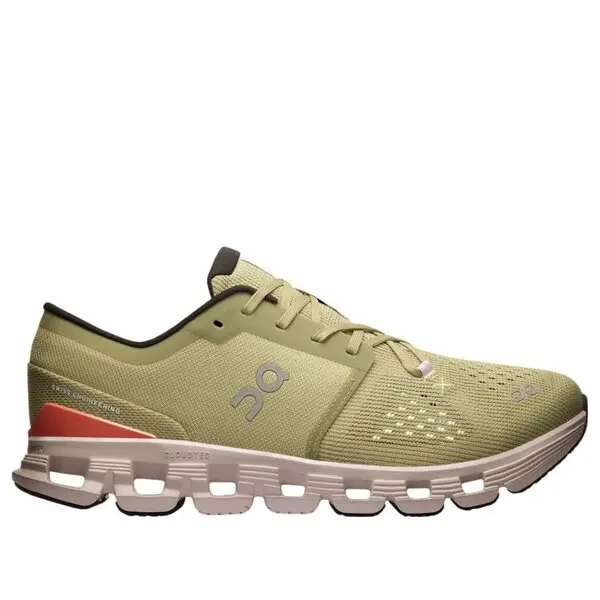 On Cloud X 4 Athletic Sneakers - Caper/salmon