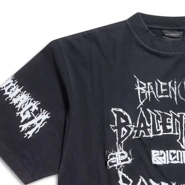 Balenciaga Diy Metal T-shirt 'black White