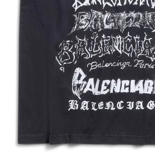 Balenciaga Diy Metal T-shirt 'black White