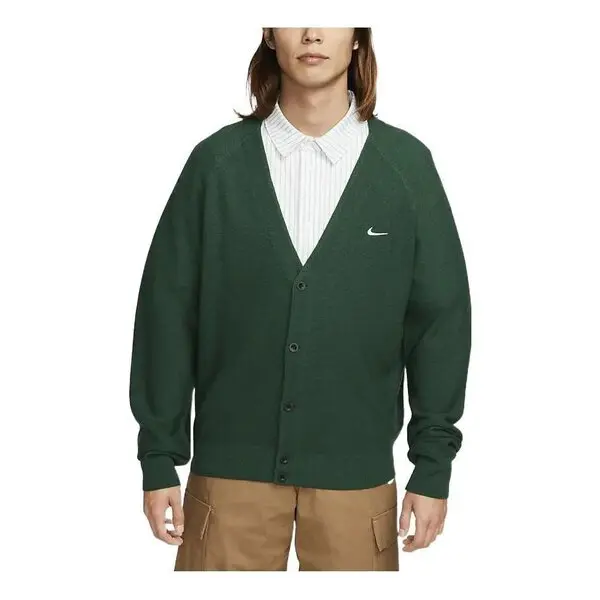 Nike Logo Cardigan 'college Green - Gorge Green