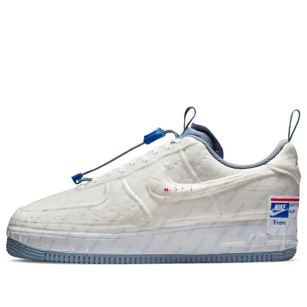 Nike X Usps Air Force 1 Low Experimental "postal Ghost" Sneakers - White/ghost/shen Slate