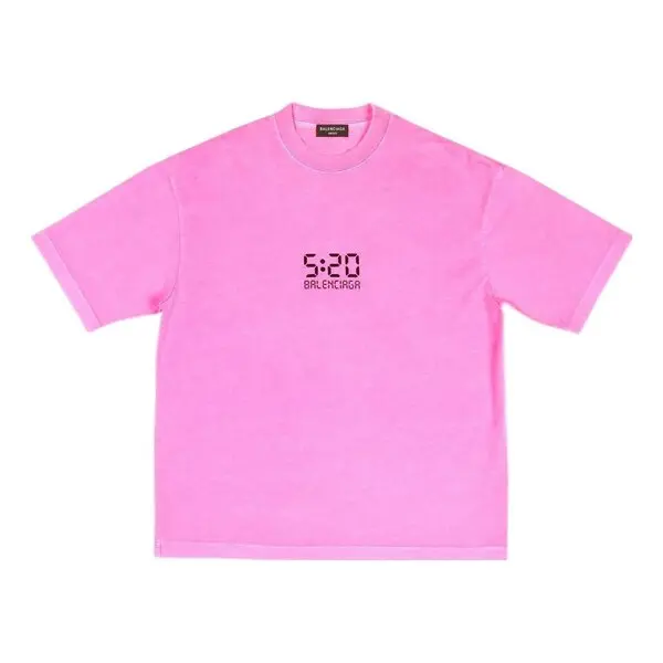 Balenciaga 5:20 Graphic T-shirt - Pink