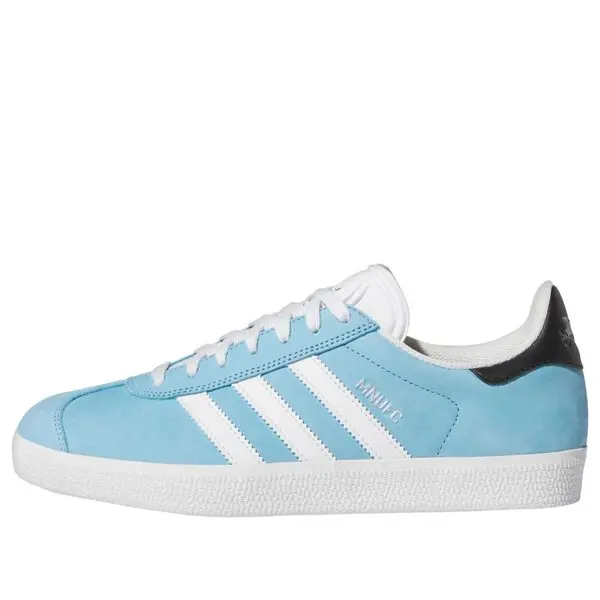 Adidas X The Mnufc Gazelle Adv 'familia' Sneakers - Light Blue/white/black