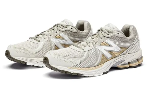 NEW BALANCE 860 V2 'mars' Sneakers - Cream/light Yellow