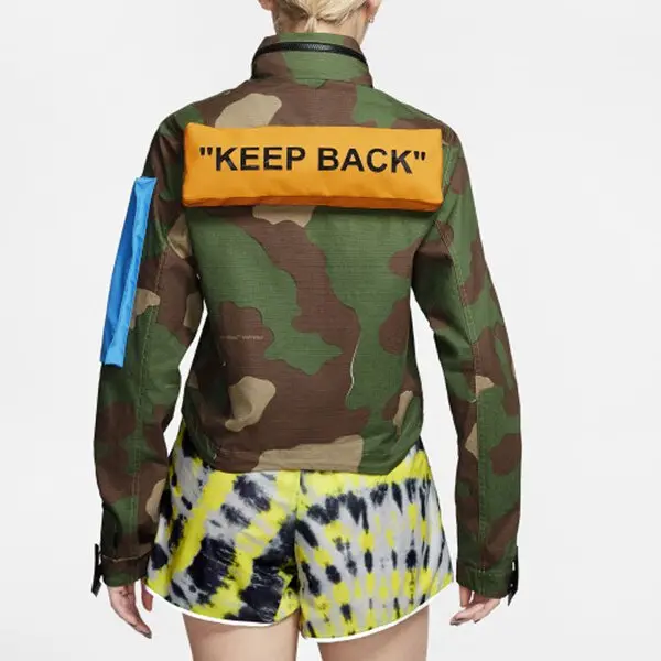 Nike X Off-white Camouflage Hooded Jacket