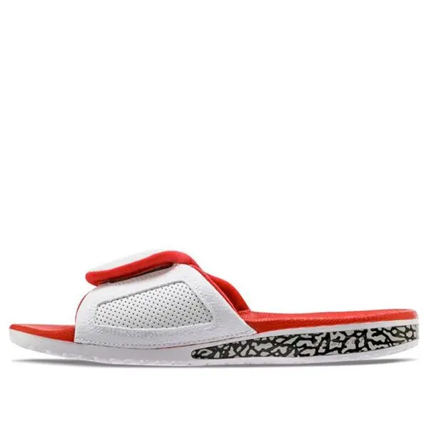 JORDAN Hydro 3 Slide Sandals - White/university Red