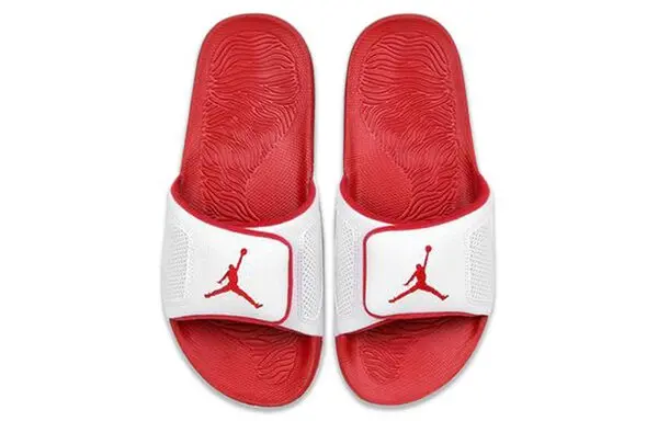 JORDAN Hydro 3 Slide Sandals - White/university Red