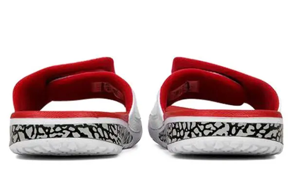 JORDAN Hydro 3 Slide Sandals - White/university Red
