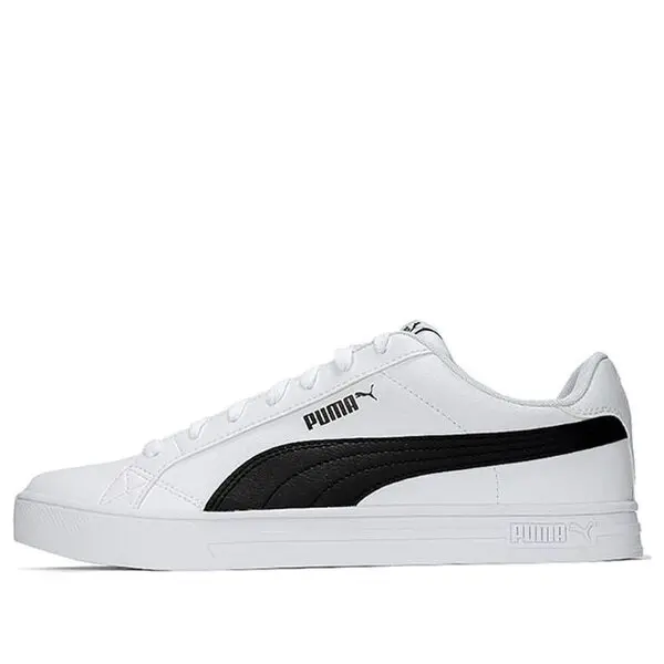 PUMA Smash Vulc V3 Lo Sneakers - White/black