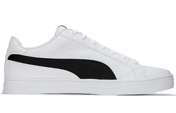 PUMA Smash Vulc V3 Lo Sneakers - White/black