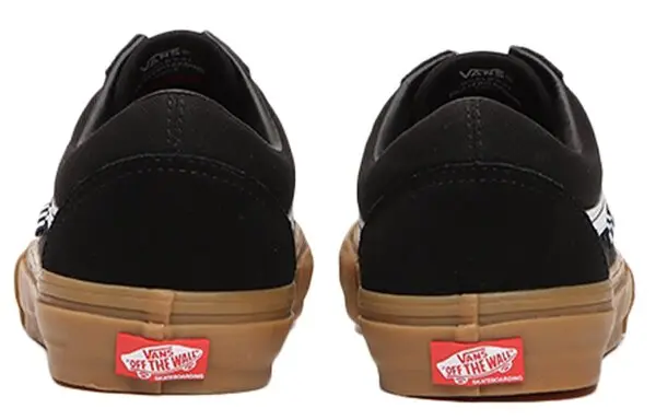 VANS Skate Old Skool Checkerboard Sneakers - Black/white/brown