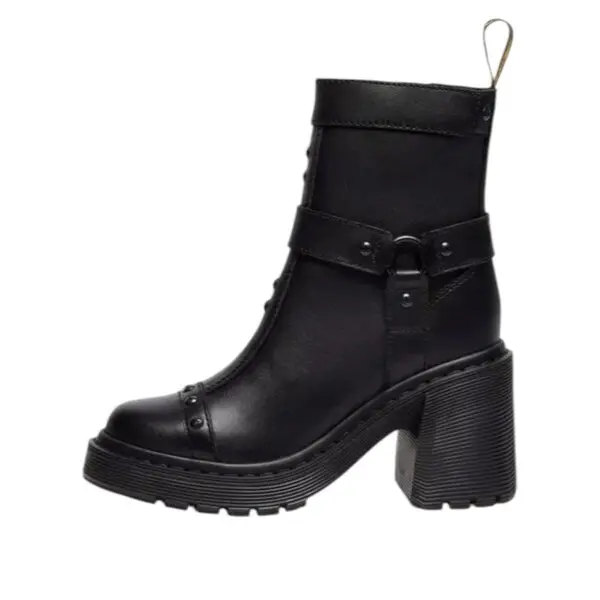 Dr. Martens Spence Harness Heeled Chelsea Boots - Black