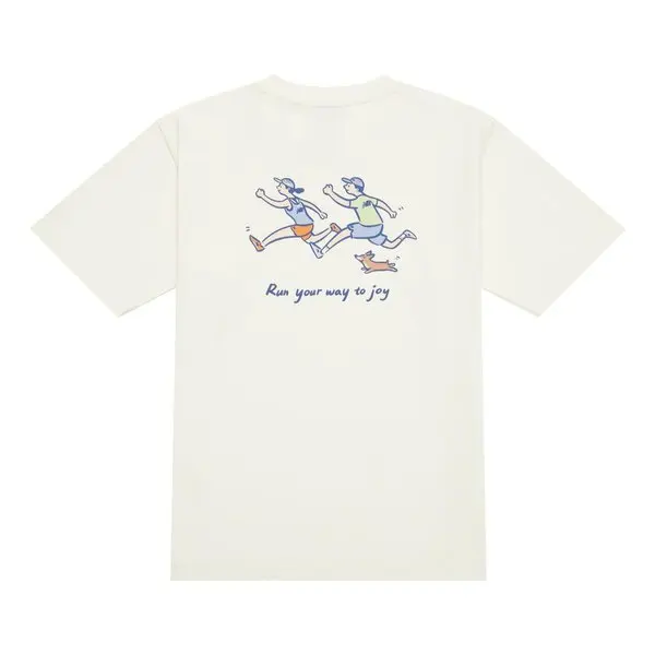 NEW BALANCE Duo Graphic T-shirt Asia Sizing - Ivory