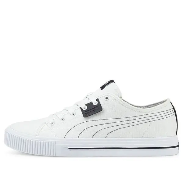 PUMA Ever Cv Casual Skateboarding Shoes - White/black