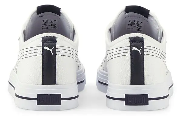 PUMA Ever Cv Casual Skateboarding Shoes - White/black