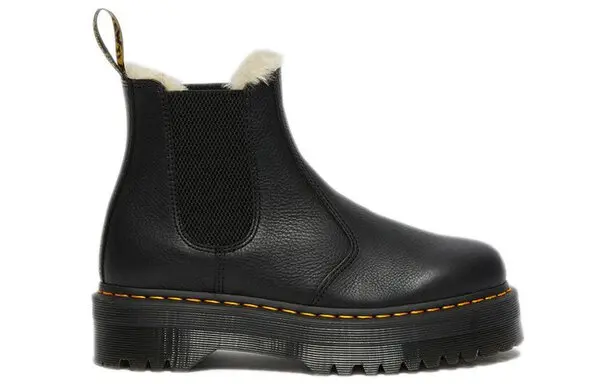 Dr. Martens 2976 Faux Fur Lined Platform Chelsea Boots