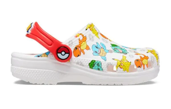 CROCS X Pokemon Classic Clogs - White/multi-color
