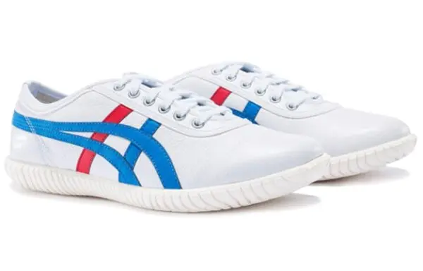 Onitsuka Tiger Tsunahiki Lace-up Sneakers - White/blue/red