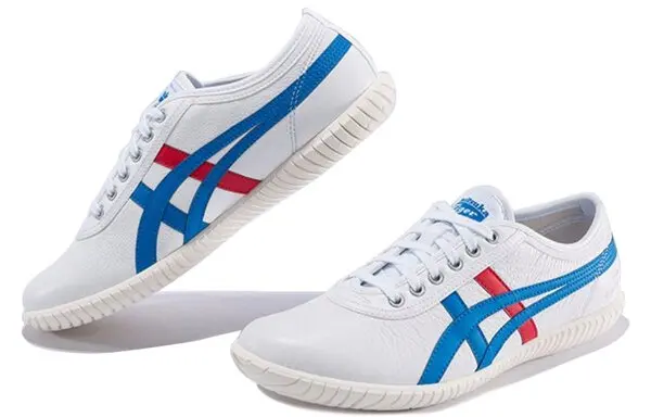 Onitsuka Tiger Tsunahiki Lace-up Sneakers - White/blue/red