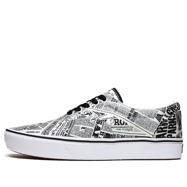 VANS X Harry Potter Comfycush Era "newspaper" Sneakers - Black And White