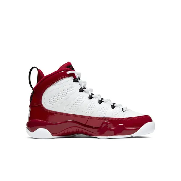 JORDAN 9 Retro High Top Sneakers - White/black/gym Red