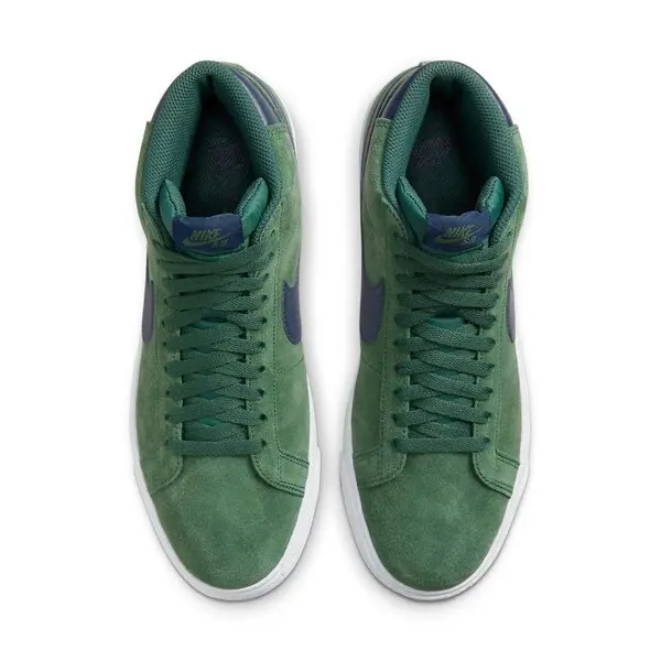 Nike Zoom Blazer Mid Sb High Top Sneakers - Green/blue