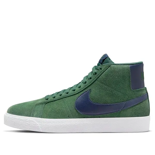 Nike Zoom Blazer Mid Sb High Top Sneakers - Green/blue