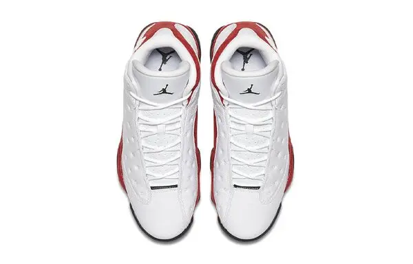 JORDAN 13 Retro High Top Sneakers - White/black-team Red