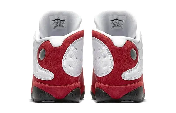JORDAN 13 Retro High Top Sneakers - White/black-team Red