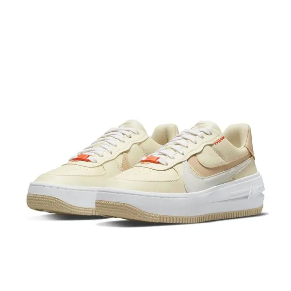 Nike Force 1 Plt.af.orm Sneakers - Yellow/white