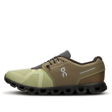 On Cloud 5 Sneakers - Olive Green/white