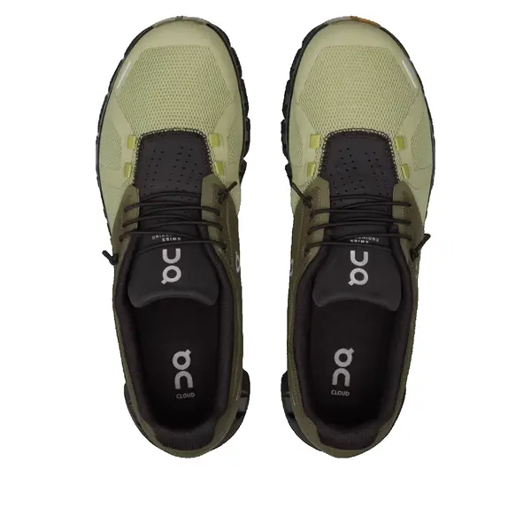 On Cloud 5 Sneakers - Olive Green/white