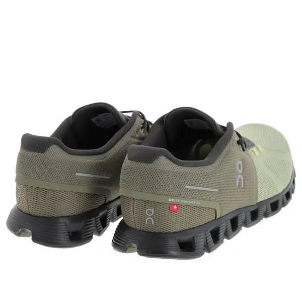 On Cloud 5 Sneakers - Olive Green/white