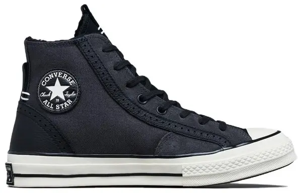 CONVERSE Chuck 70 Leather And Suede High Top Sneakers