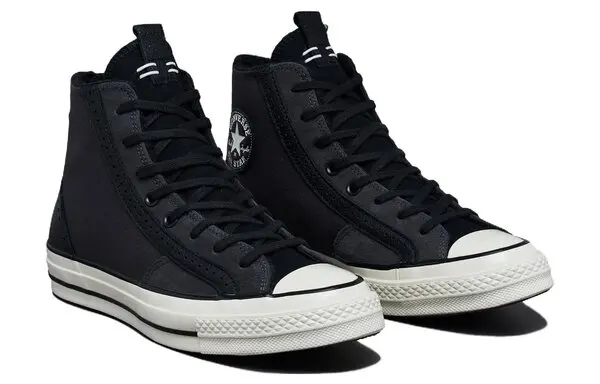 CONVERSE Chuck 70 Leather And Suede High Top Sneakers