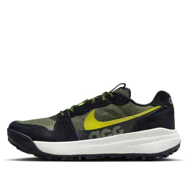 Nike Lowcate "cargo Khaki" Sneakers - Cargo Khaki/moss-black-bright Cactus