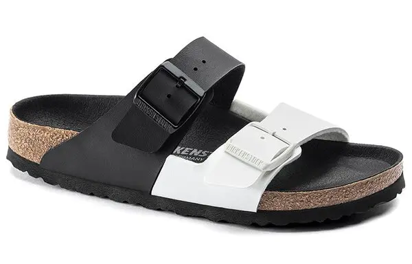 BIRKENSTOCK Arizona Series Sandals - Blackwhitemulti-color