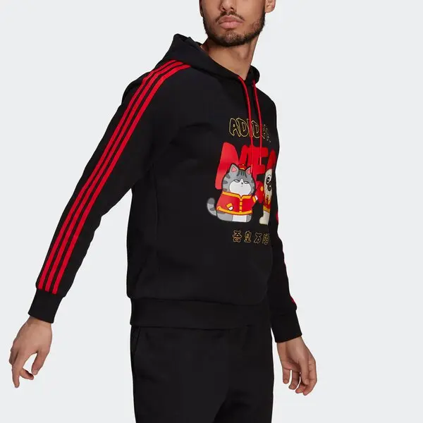 Adidas Neo X Crossover Pullover Hoodie - Black