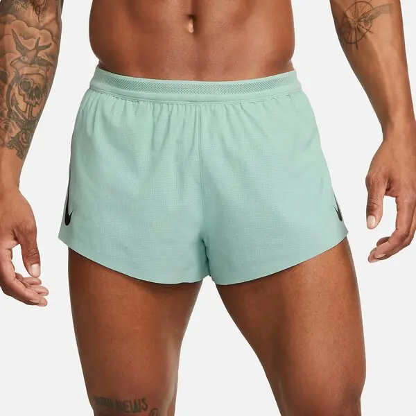 Nike Aeroswift 5cm Brief-lined Racing Shorts - Green