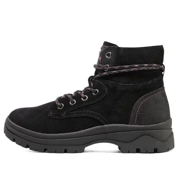 Sketchers Bobs Broadies Lace-up Boots - Black