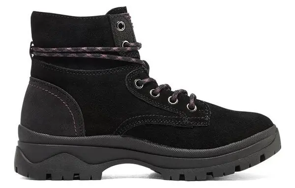 Sketchers Bobs Broadies Lace-up Boots - Black
