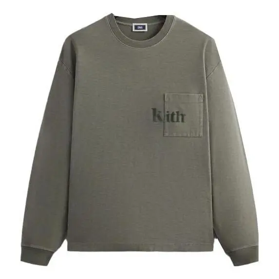 Kith Long-sleeve Quinn Tee 'haze - Light Green