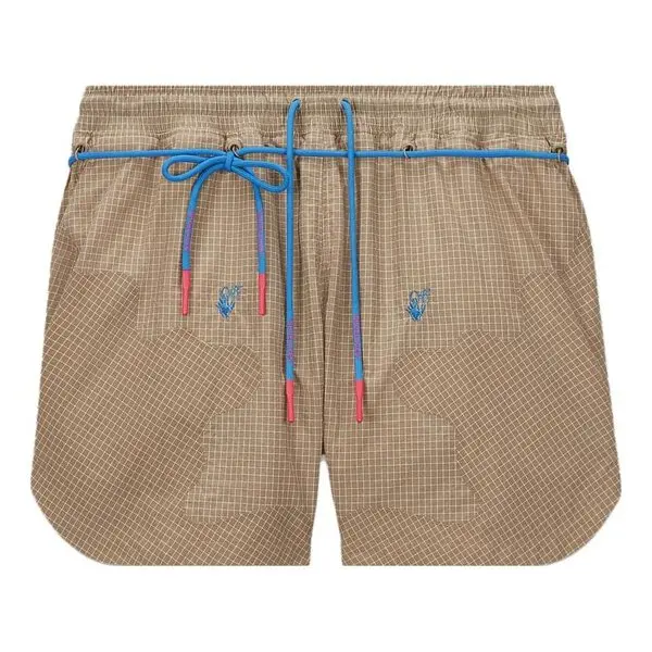 Nike Off-white Woven Shorts - Khaki