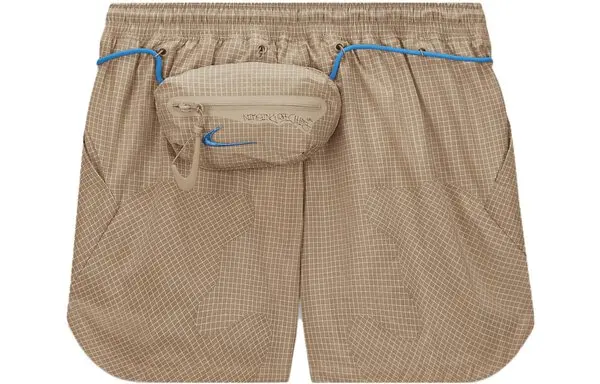 Nike Off-white Woven Shorts - Khaki
