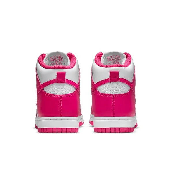 Nike Dunk High Top Sneakers - White/pink Prime