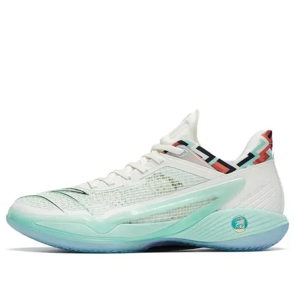ANTA Light Crazy Up 4 'dragon Head' Athletic Sneakers - White/green